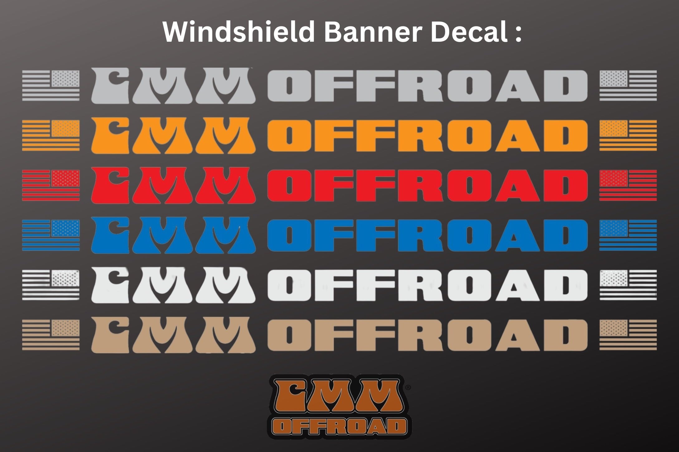 Decals / Patches – CMM Offroad